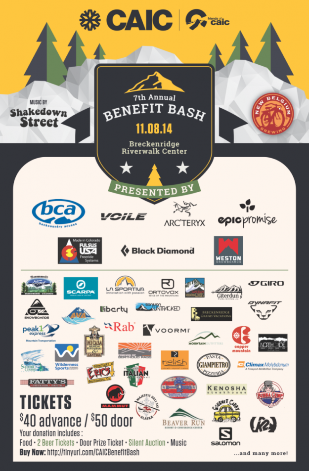Friends of the CAIC Benefit Bash - Mountain Town Magazine