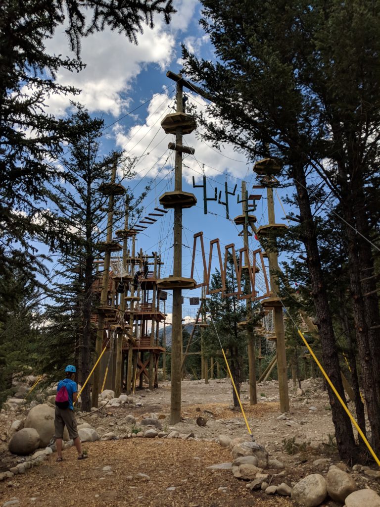 The Sky Trek Aerial Adventure Park - A super fun challenge for any age