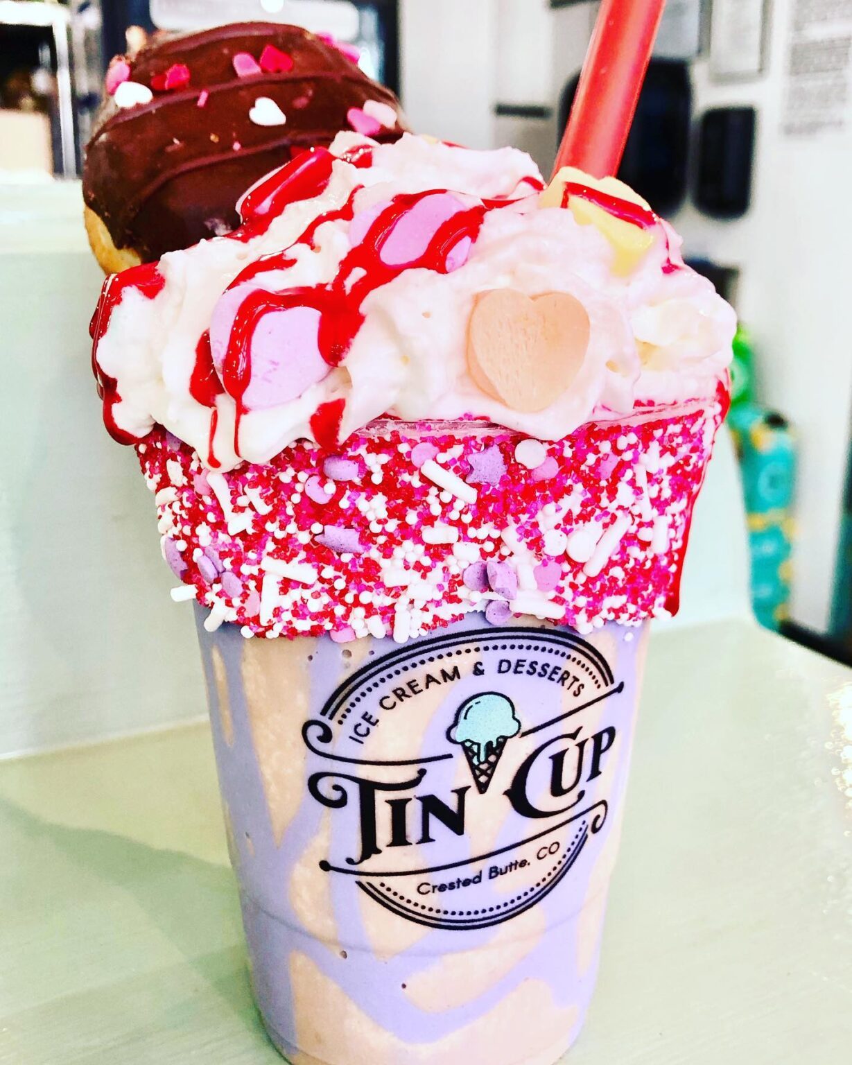 Tin Cup Ice Cream & Desserts - A Third Bowl Homemade Ice Cream Scoop ...