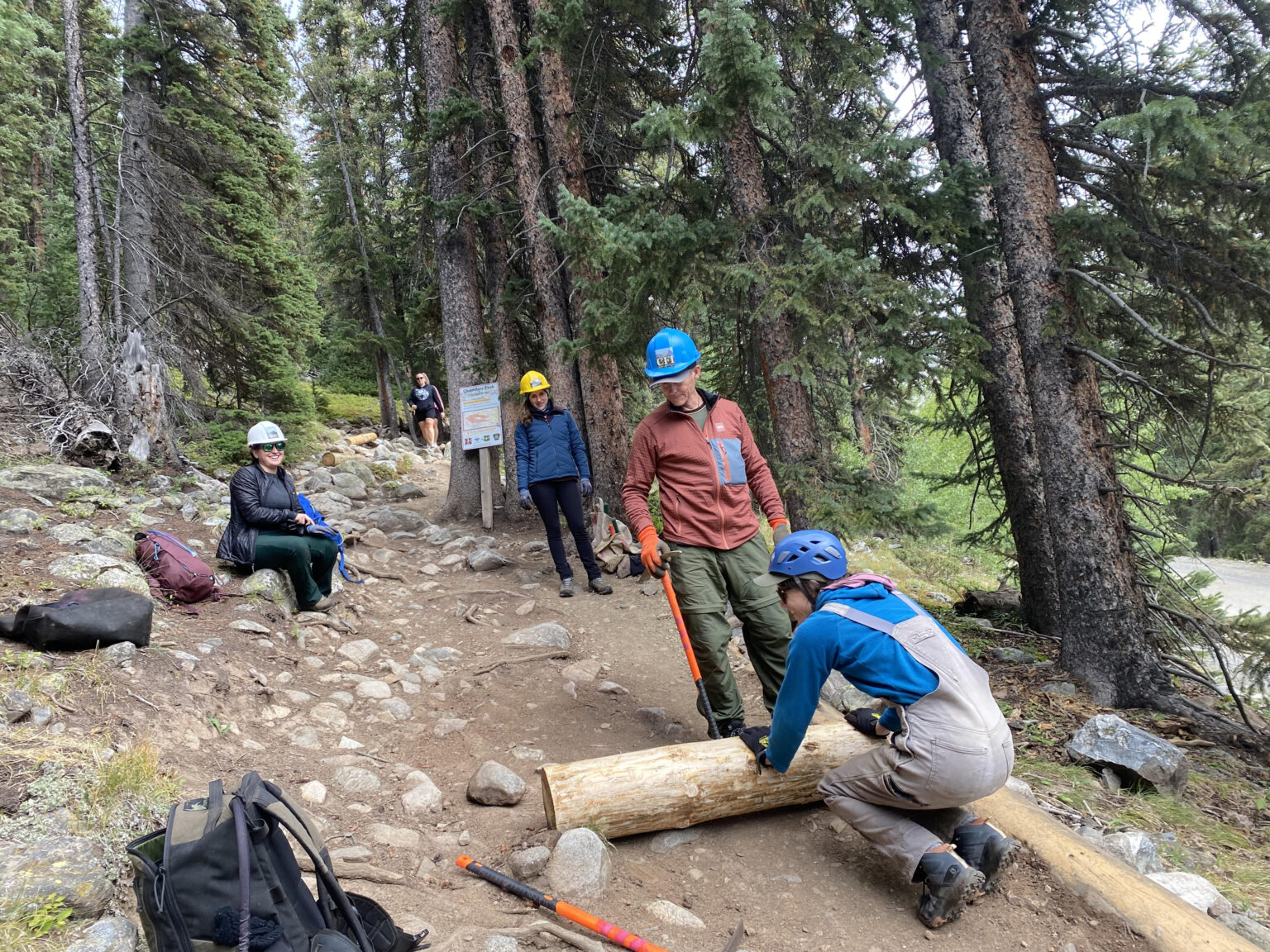 Outdoor Trail Etiquette - Learning through Trail Work - Mountain Town ...
